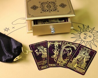 Purple Oracle Card - Etsy