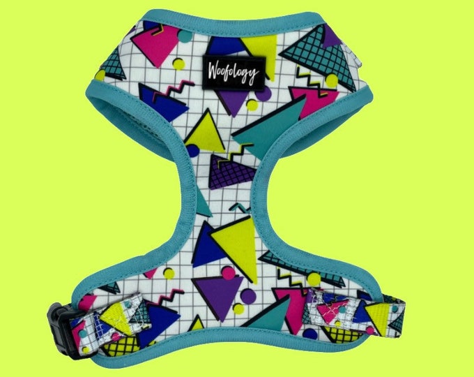 1990s Retro Geometric Dog Harness, 1980s Dog Harness, Vintage Dog ...