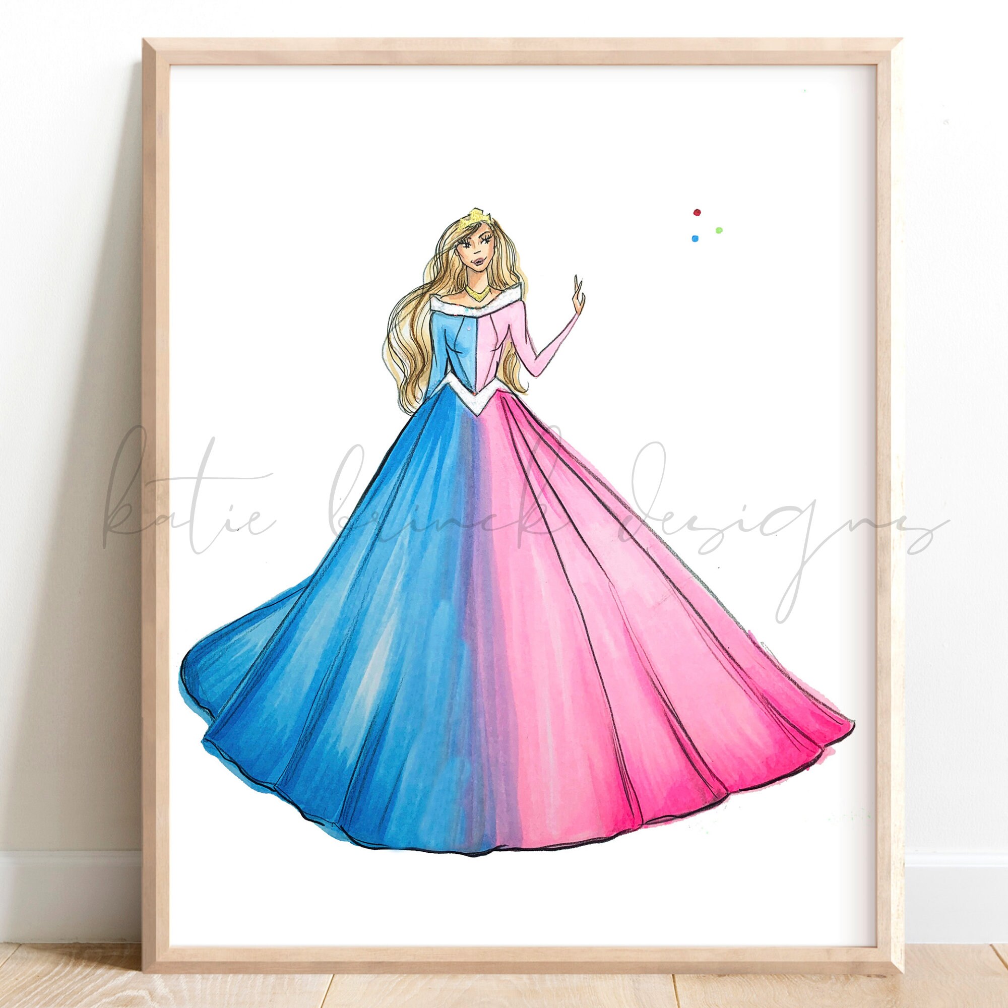 Sleeping Beauty Wall Art Sleeping Beauty Decor Girl Room Decor Princess ...
