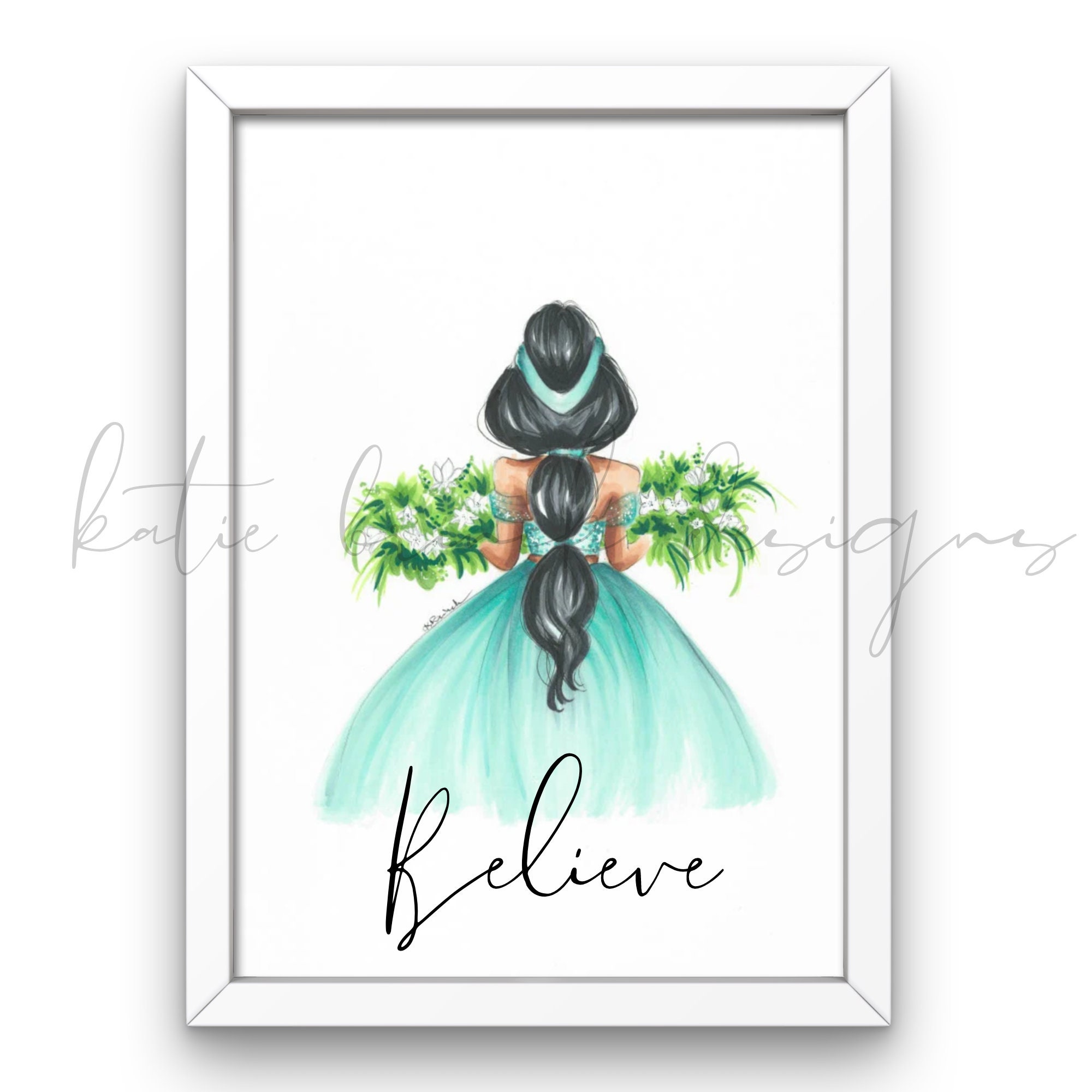 Custom Tinkerbell Wall Art Custom Room Decor Tinkerbell Girl Room Wall ...