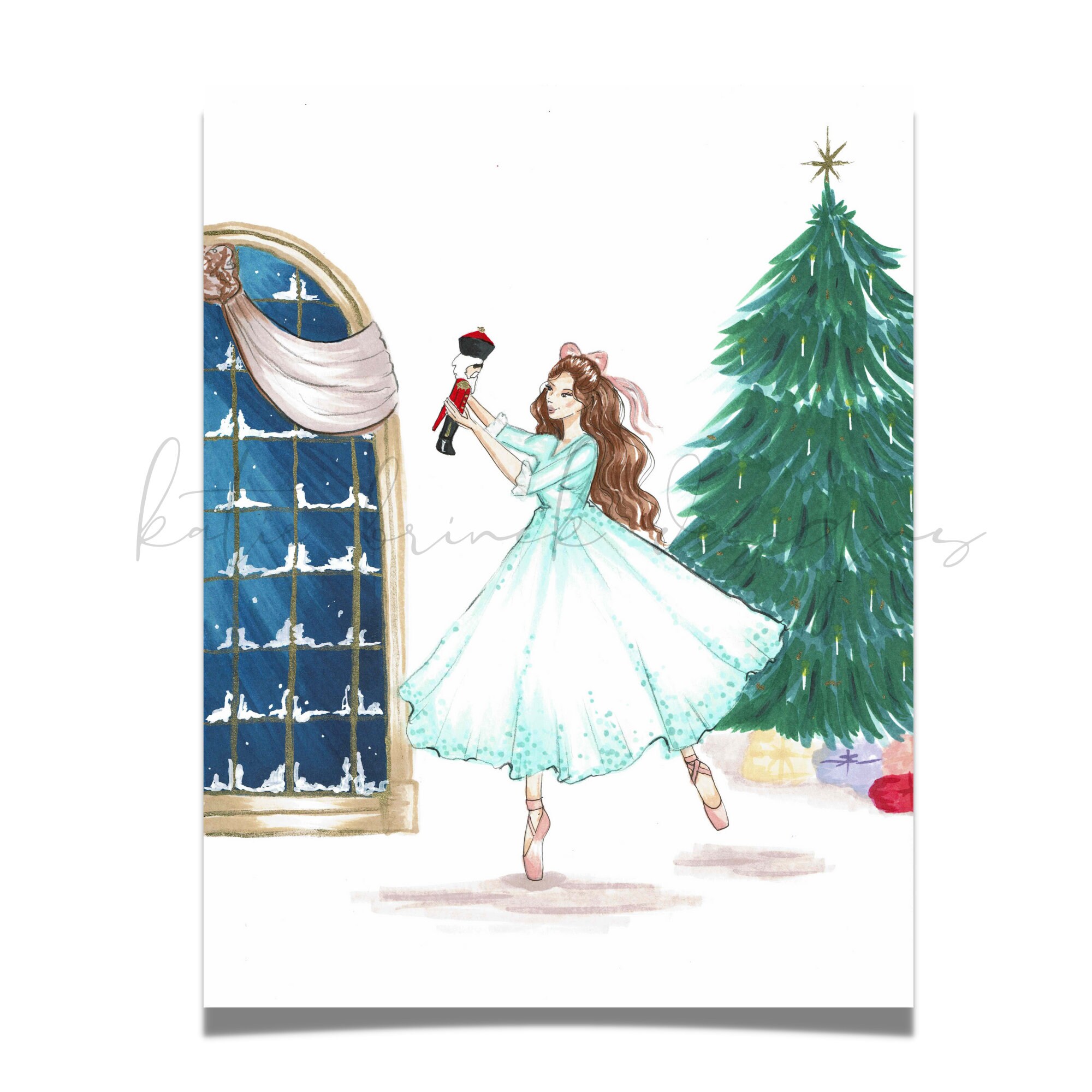 Nutcracker Clara Ballerina Nutcracker Ballet Christmas Gift Dancer ...