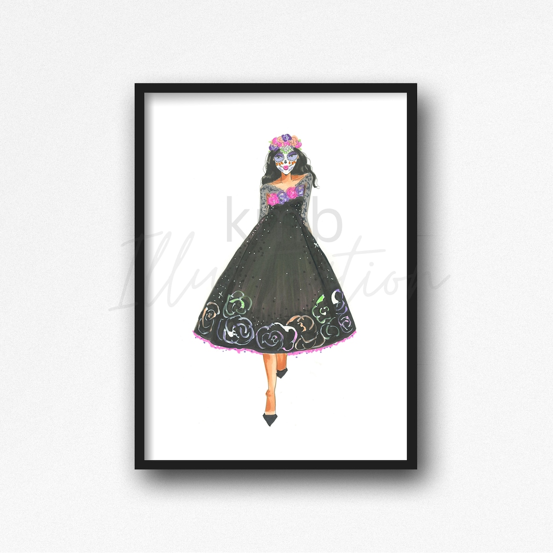 Sugar Skull Art Dia De Los Muertos Skull Design Sugar Skull Decor Sugar ...