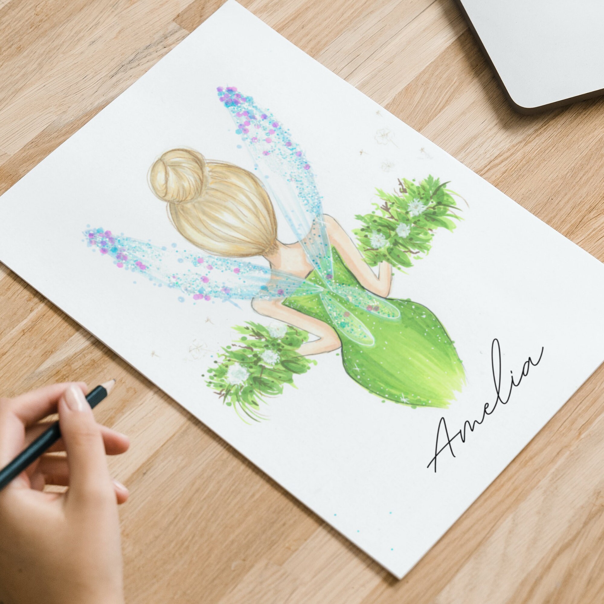 Princess Portrait Wall Art Girl Room Decor Bedroom Princess Theme Art ...