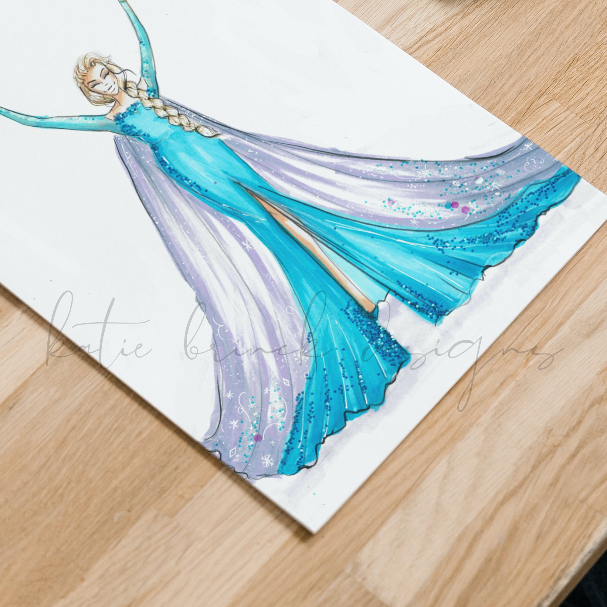Elsa Wall Art Frozen Decor Elsa Decor Girl Room Wall Art Elsa Frozen ...