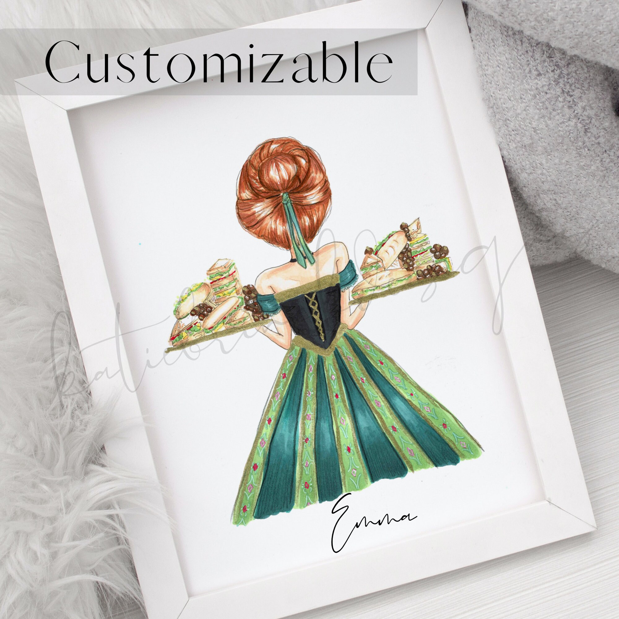 Custom Tinkerbell Wall Art Custom Room Decor Tinkerbell Girl Room Wall ...