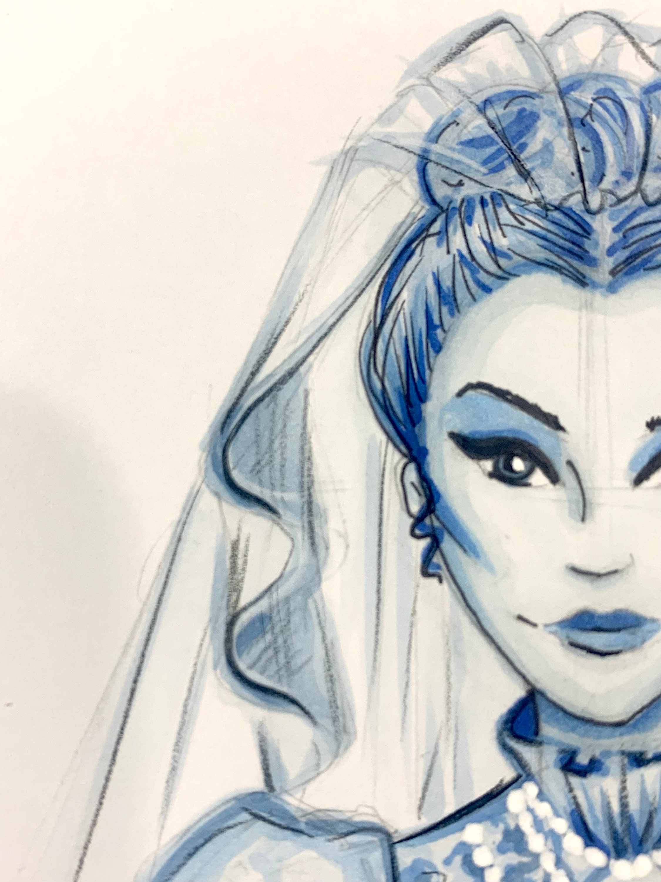 Haunted Mansion Ghost Bride Black Widow Bride Hatchet Ghoul Bride ...