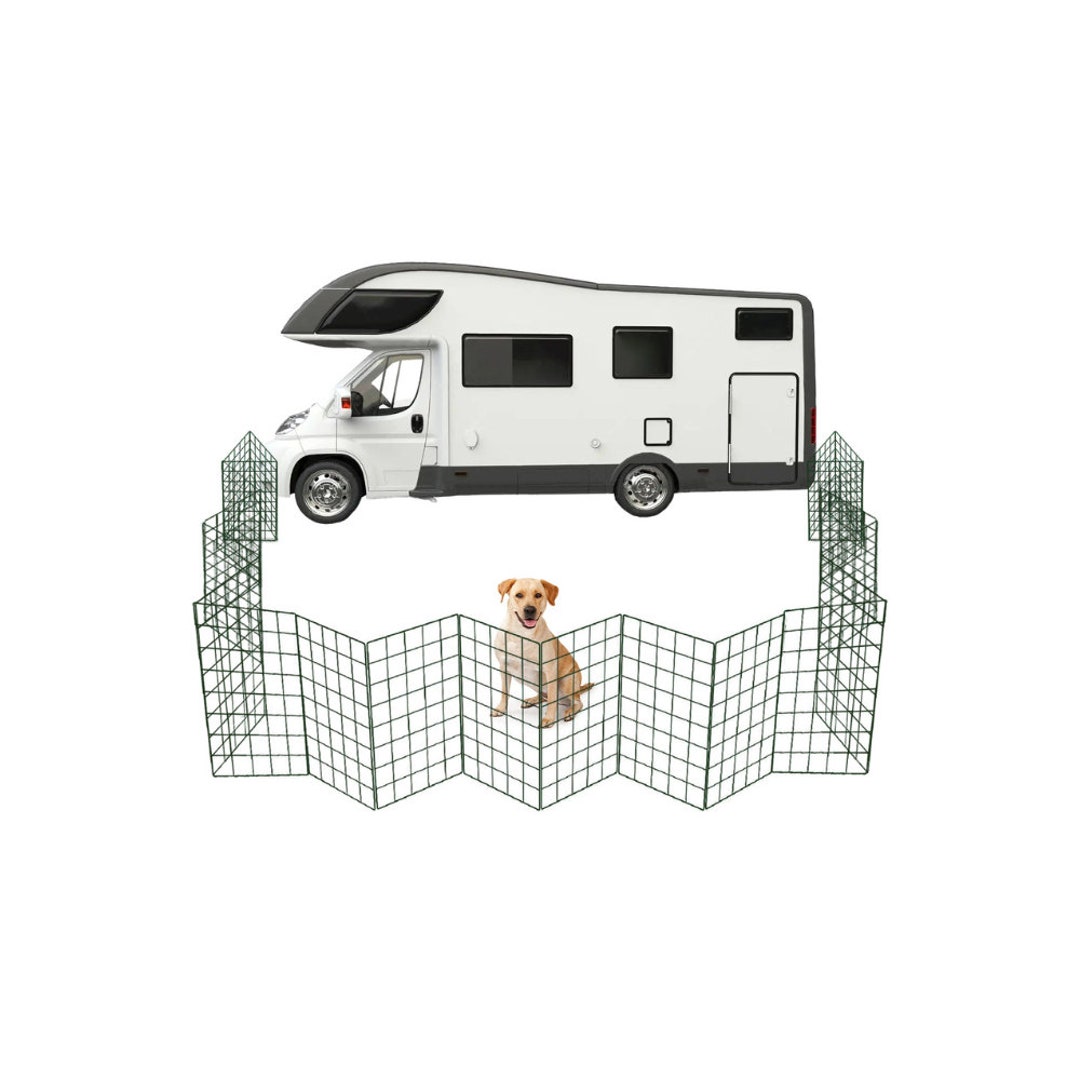 1m High Caravan, Motorhome, Tent, Pitch Dog Fencing - Standard Mesh ...