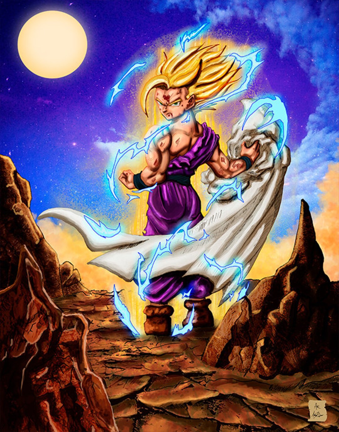 Young Gohan Looks Like You're Finished - Etsy