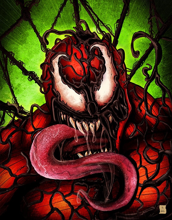 Carnage Portrait - Etsy