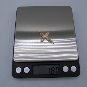 RVL 14K Yellow White Gold 585 Jesus on Cross Pendant - Etsy