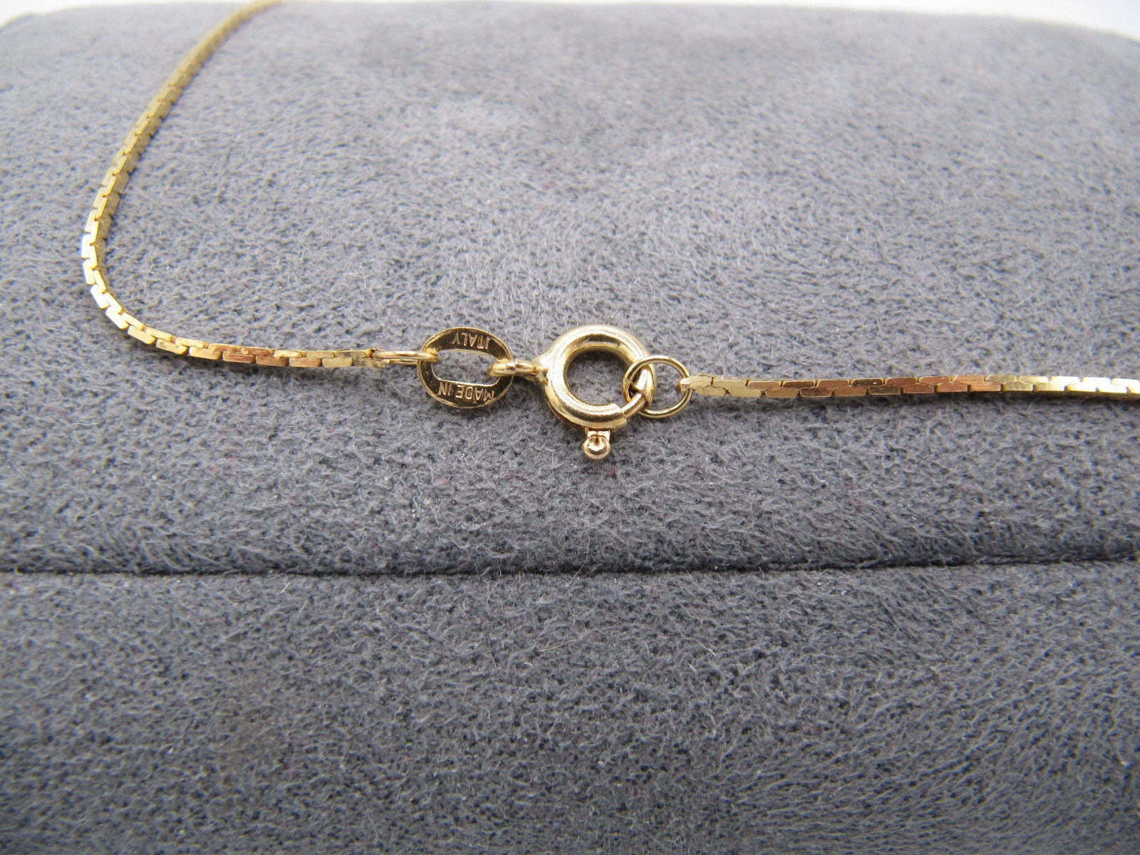 14K Yellow Gold 585 Cobra Chain Necklace - Etsy