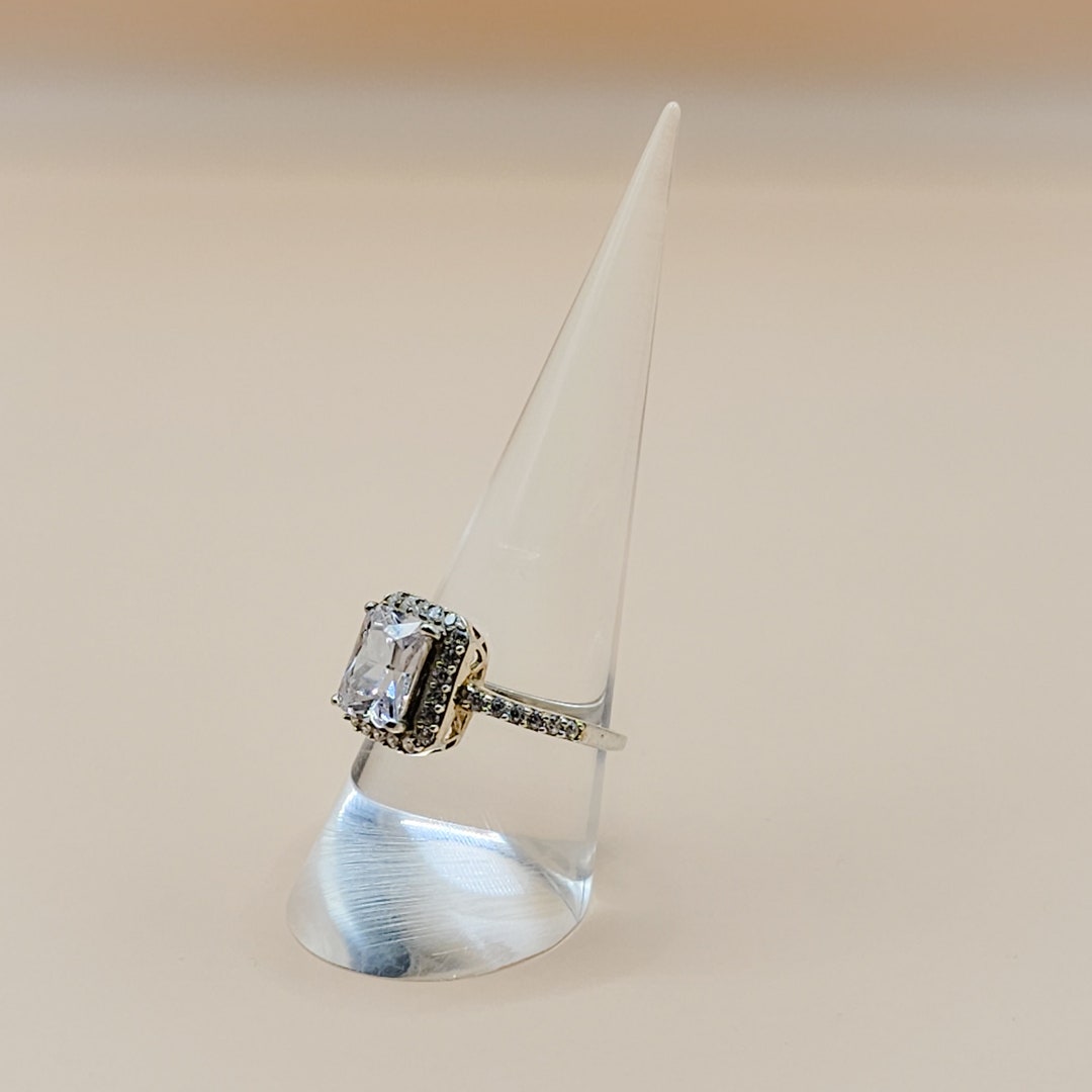 5 Pack Perspex/acrylic Transparent Solid Cone Ring Display Stand - Etsy