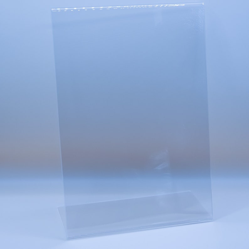 A4 & A5 Slanted Acrylic Sign Holder - Etsy
