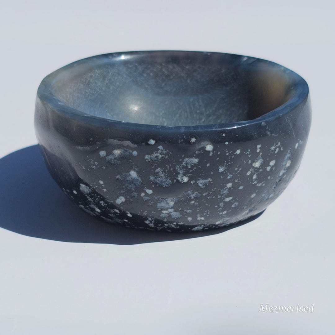 Agate Bowl | Imperfect - Interior Polish Flaw - Etsy Australia