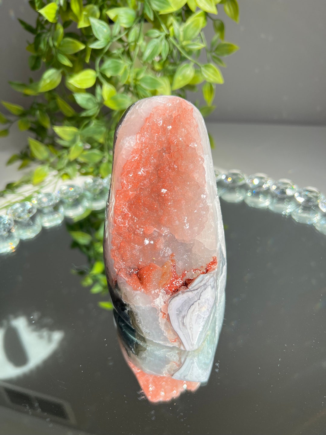Rare Peach Sugar Amethyst Geode Healing Crystals 2033 - Etsy