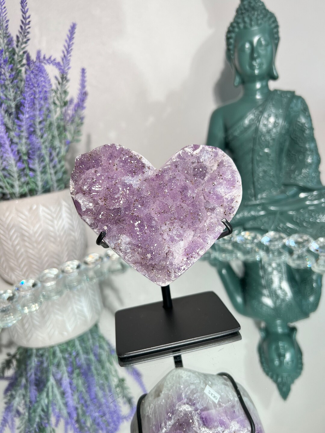 Sugar Amethyst Heart - Healing Crystals 2431 - Etsy