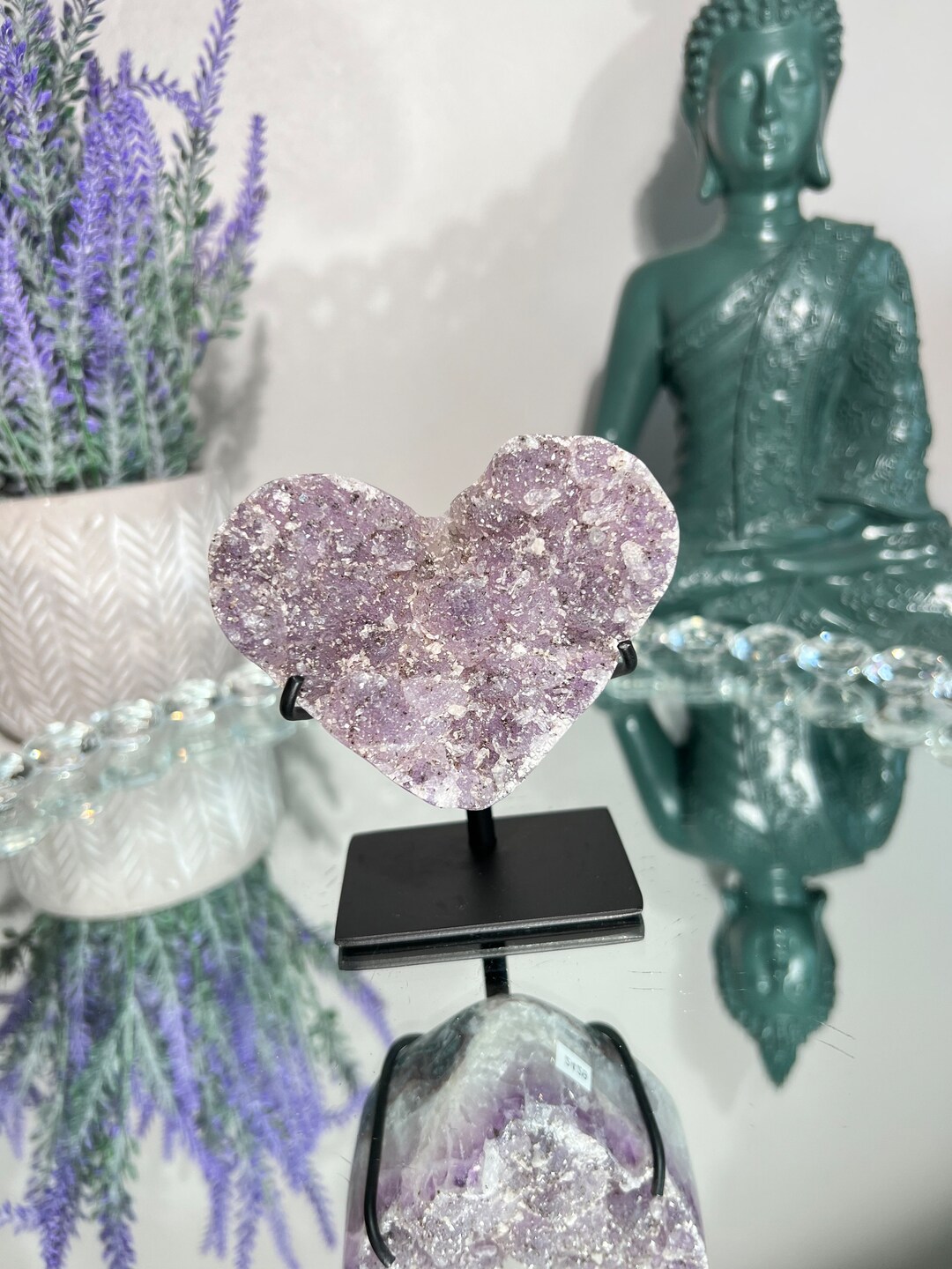 Sugar Amethyst Heart - Healing Crystals 2429 - Etsy