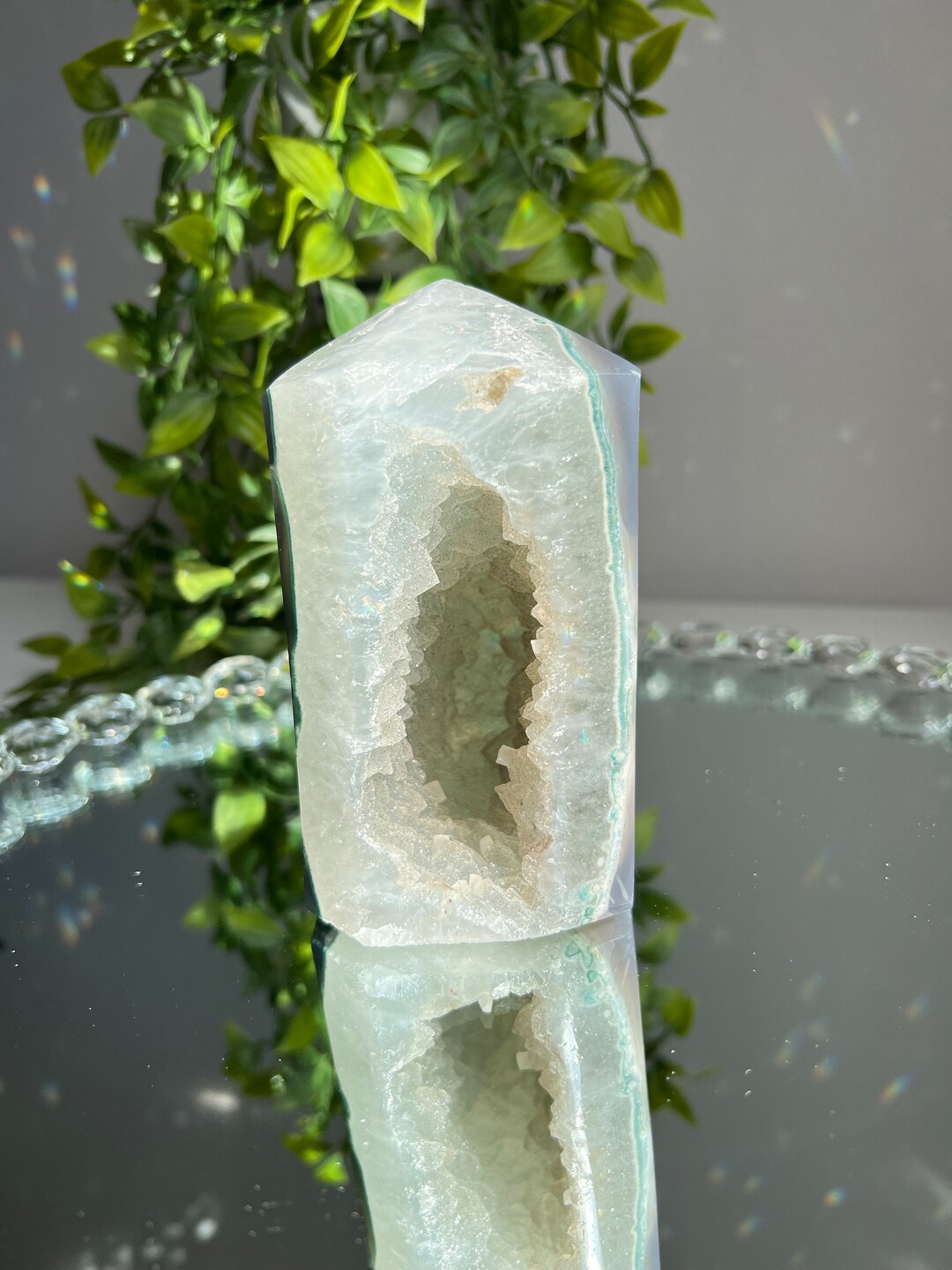 Sugar Quartz Tower With Jasper - Healing Crystals 2032 - Etsy