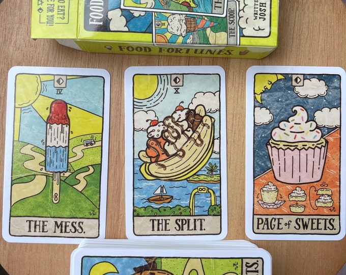 Food Fortunes Tarot Deck - Etsy