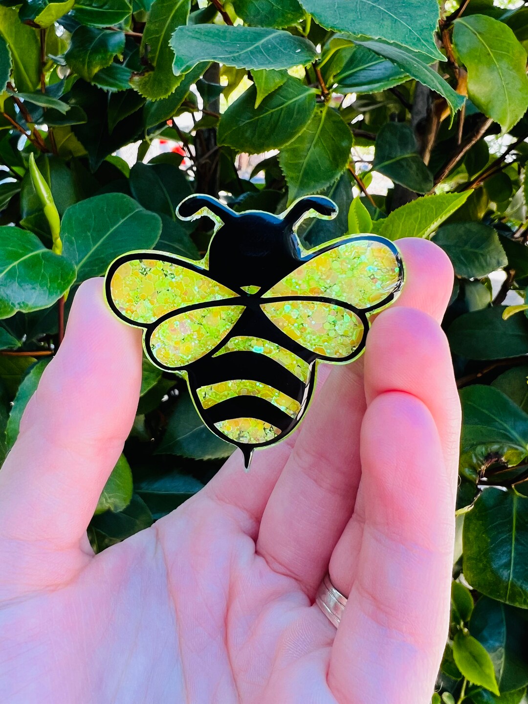 Bumble Bee Fridge Magnet, Bee Badge Reel, ID Holder, Cute Gift - Etsy