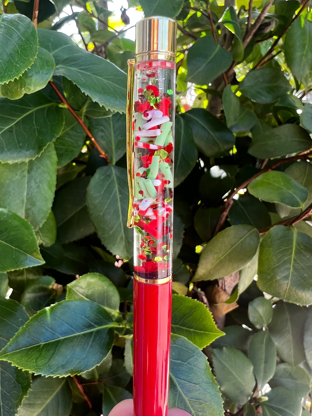 Christmas in A Pen Floating Glitter Pen, Planner Pen, Journaling ...
