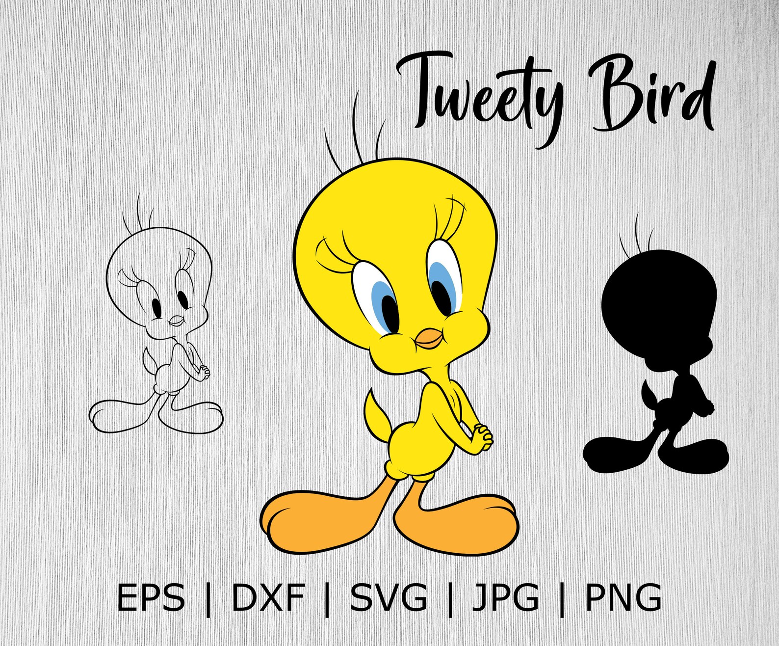Tweety Bird SVG TWEETY SVG Tweety Bird Png Looneytoons | Etsy Canada