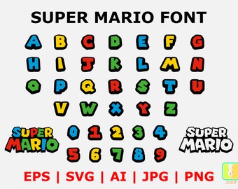 Super Mario Svg Cricut | Etsy