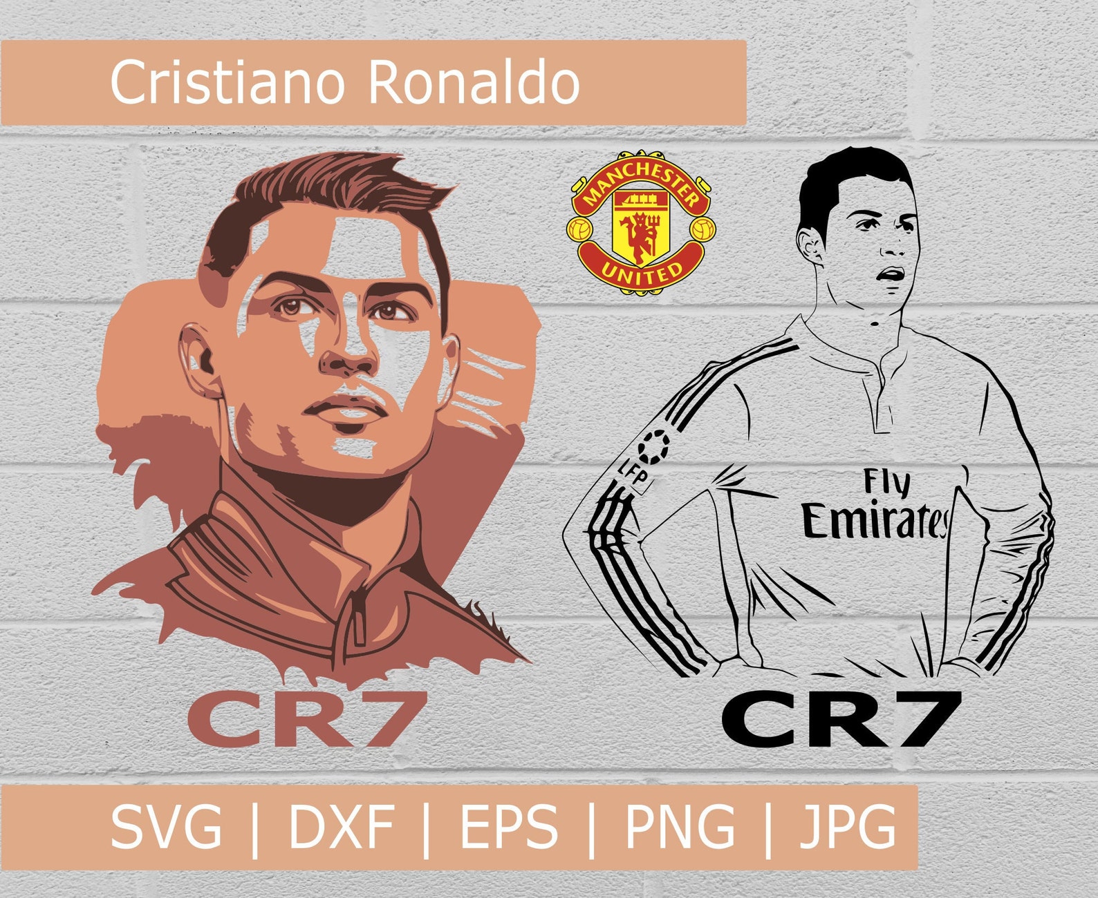 Cristiano Ronaldo SVG Cristiano svg FOOTBALL CLUB logo svg | Etsy
