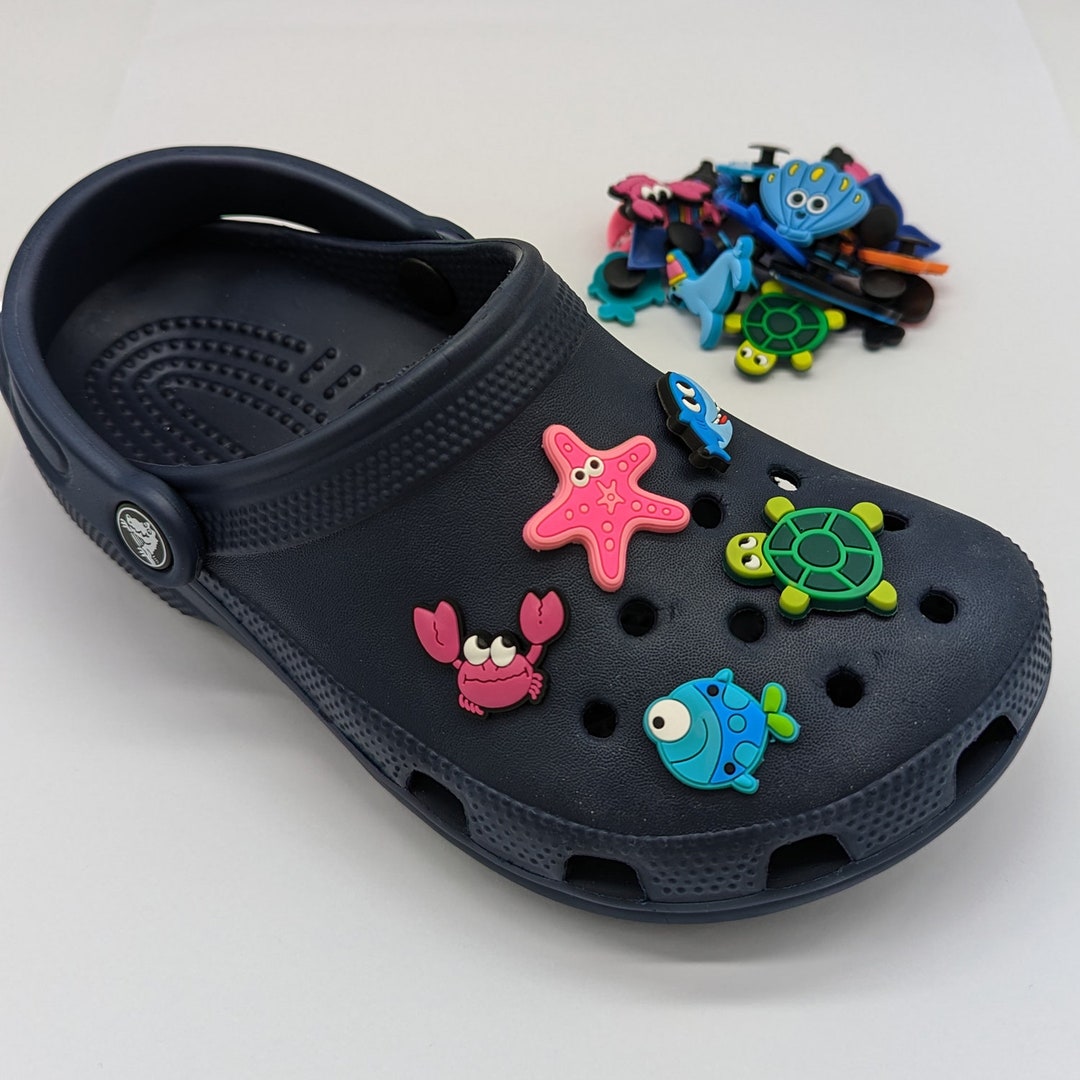 Sea Creatures Frog Fish Crab Starfish Jibbitz Croc Shoe Clog Charms ...