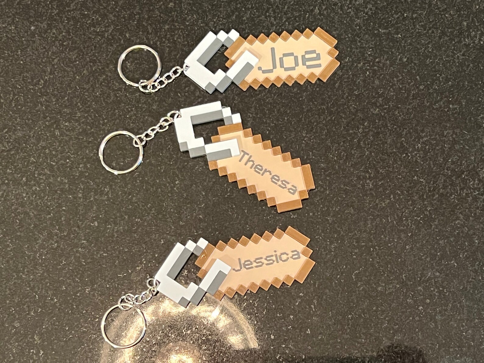 Minecraft Name Tag Personalized Custom Keychain, Custom Keychain ...