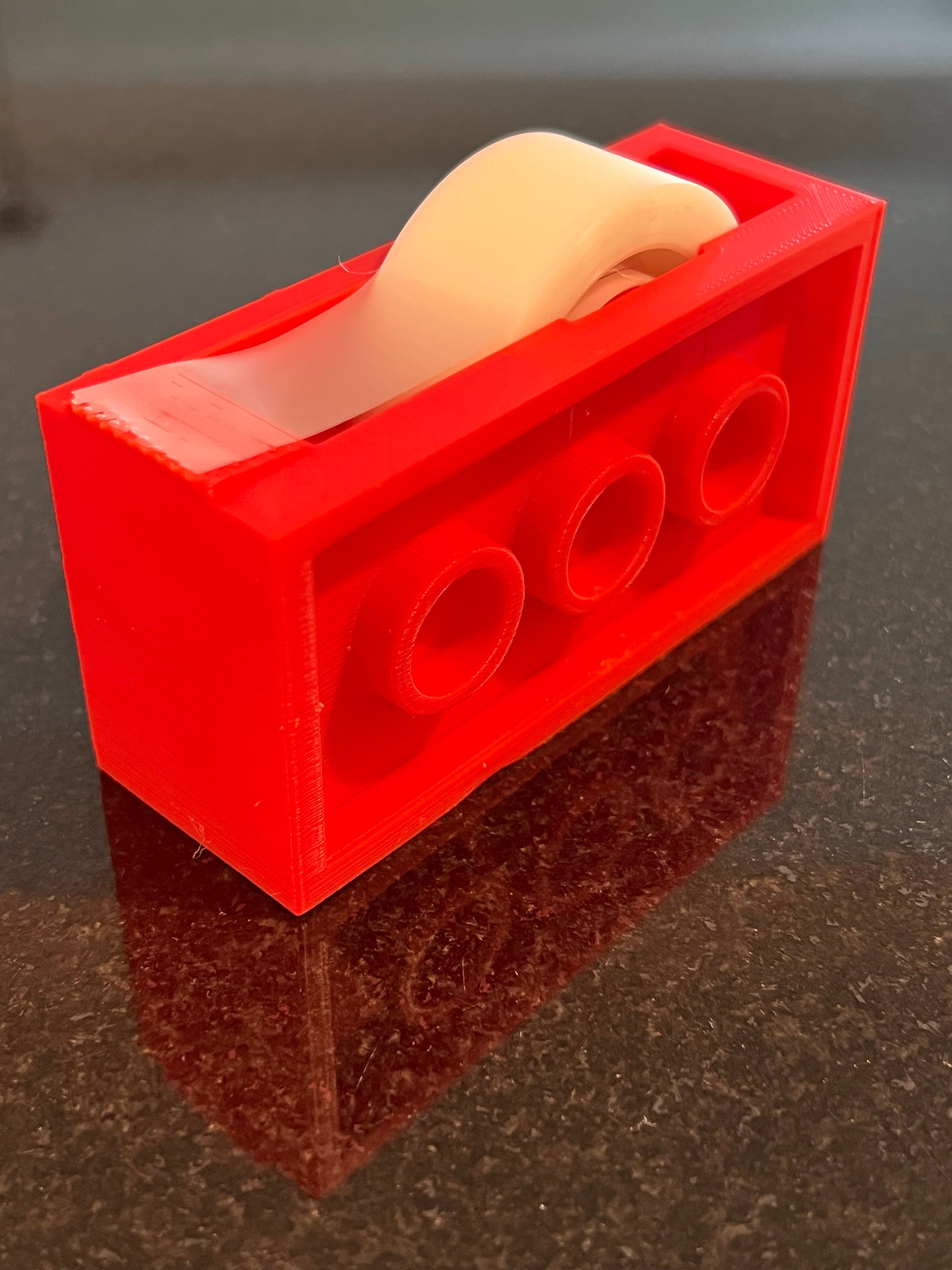Lego Inspired Tape Dispenser, Lego Inspired Desk Décor, Lego Fan Gift ...