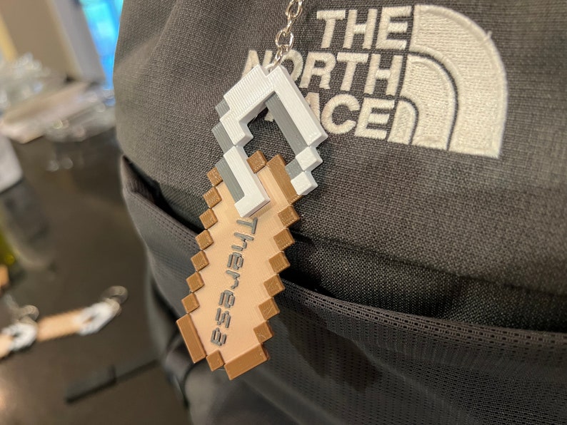 Minecraft Name Tag Personalized Custom Keychain, Custom Keychain ...