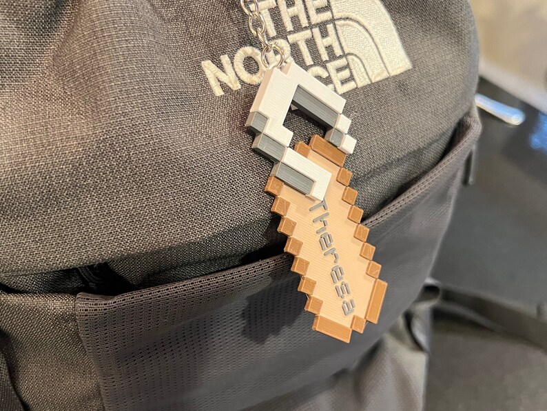 Minecraft Name Tag Personalized Custom Keychain, Custom Keychain ...