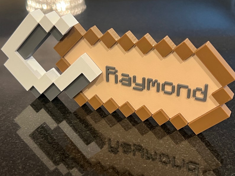 Minecraft Name Tag Personalized Custom Name Plate, Personalized Desk ...