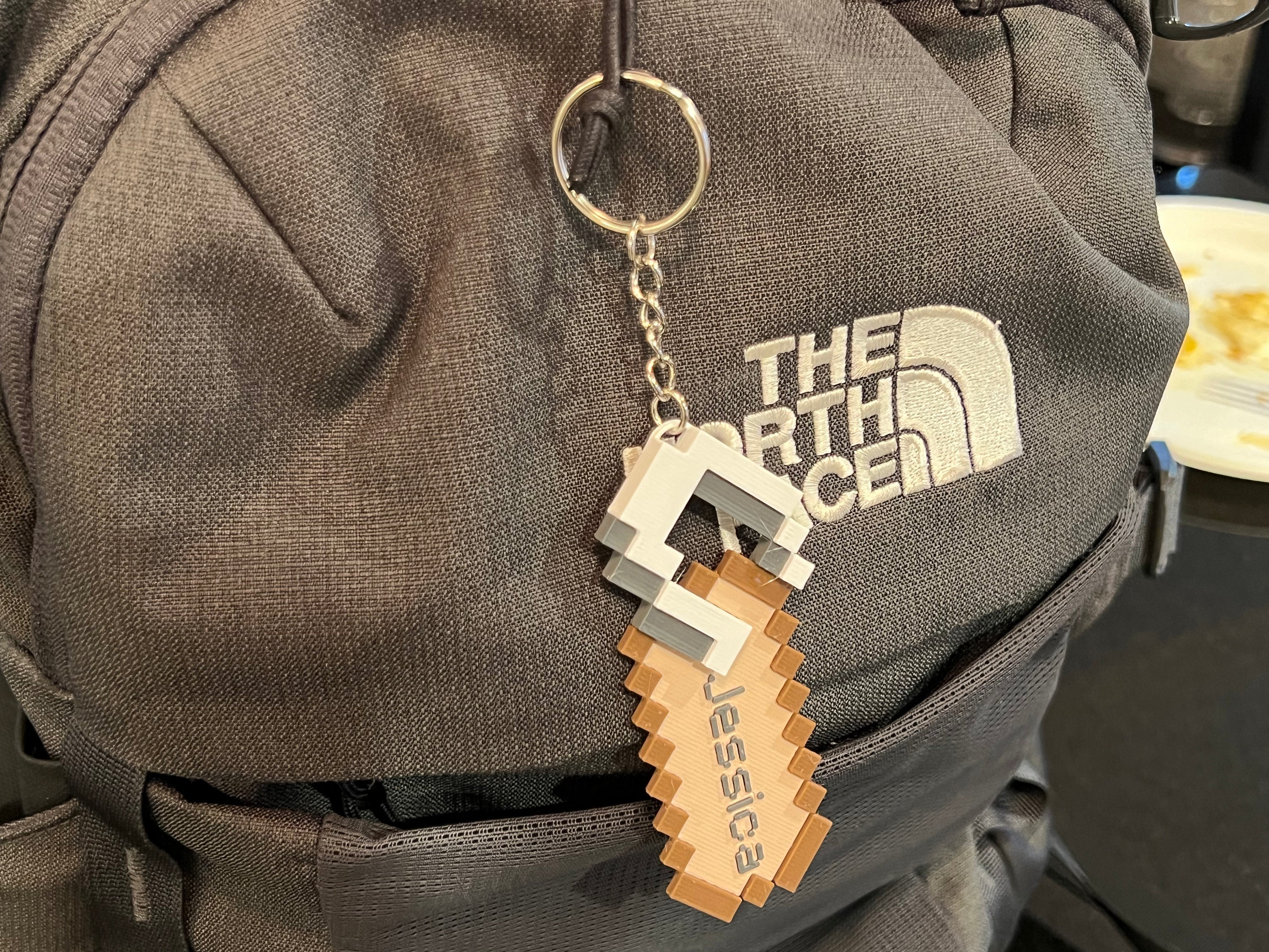 Minecraft Name Tag Personalized Custom Keychain, Custom Keychain ...