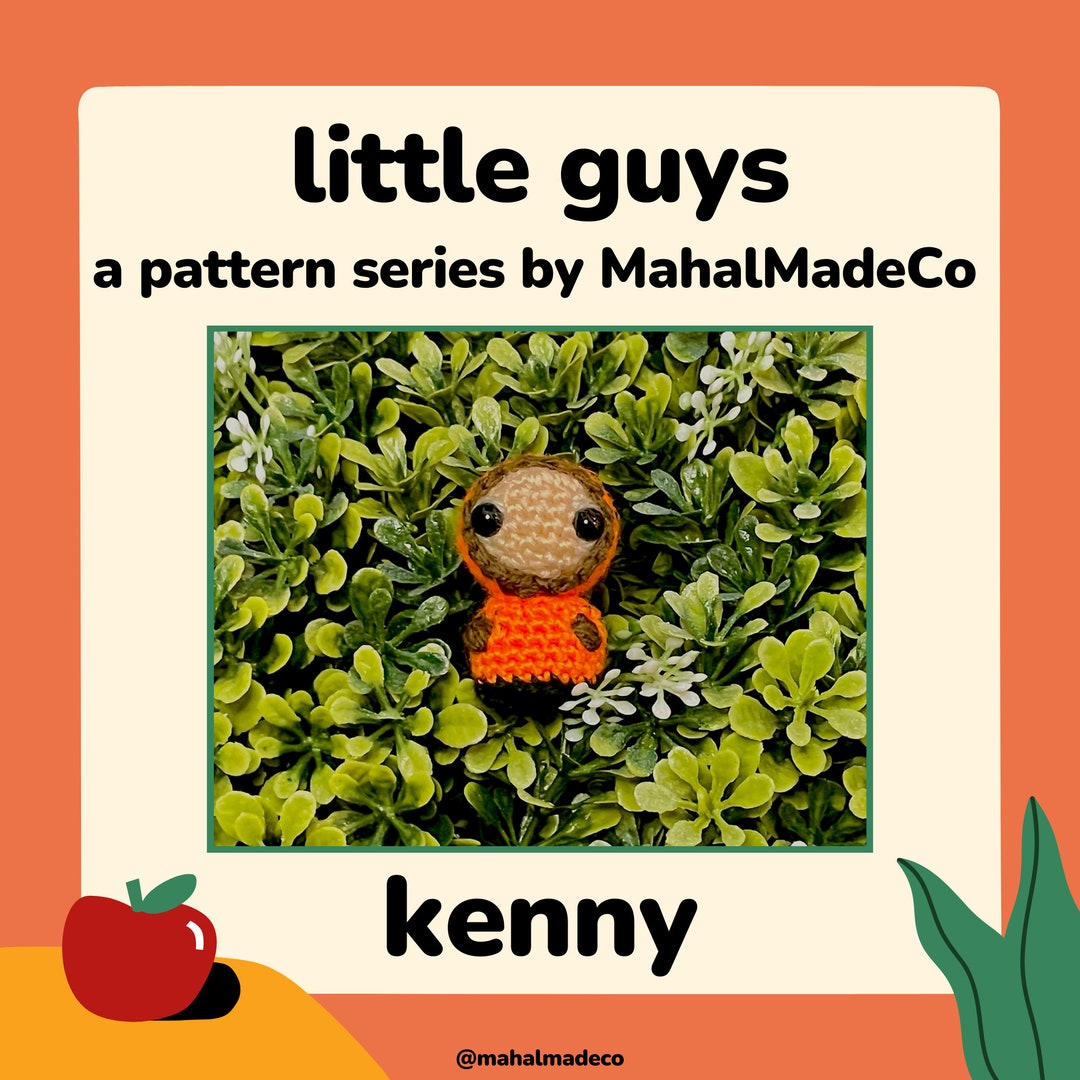 Crochet PATTERN by Mahalmadeco: Little Guys Series Kenny - Etsy