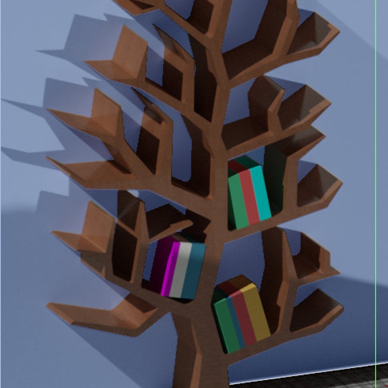 Wall Tree Bookshelf - Etsy