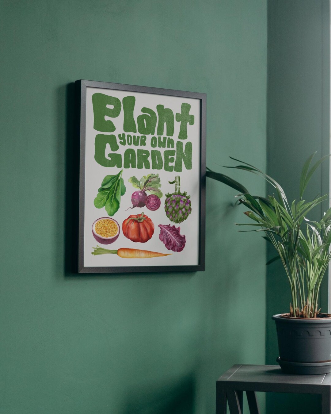 Vintage Gardening Poster, Aesthetic Kitchen Wall Art & Home Decor ...