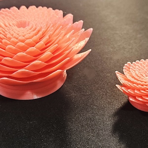 Lotus Flower Sculpture | 3D Printed - Etsy