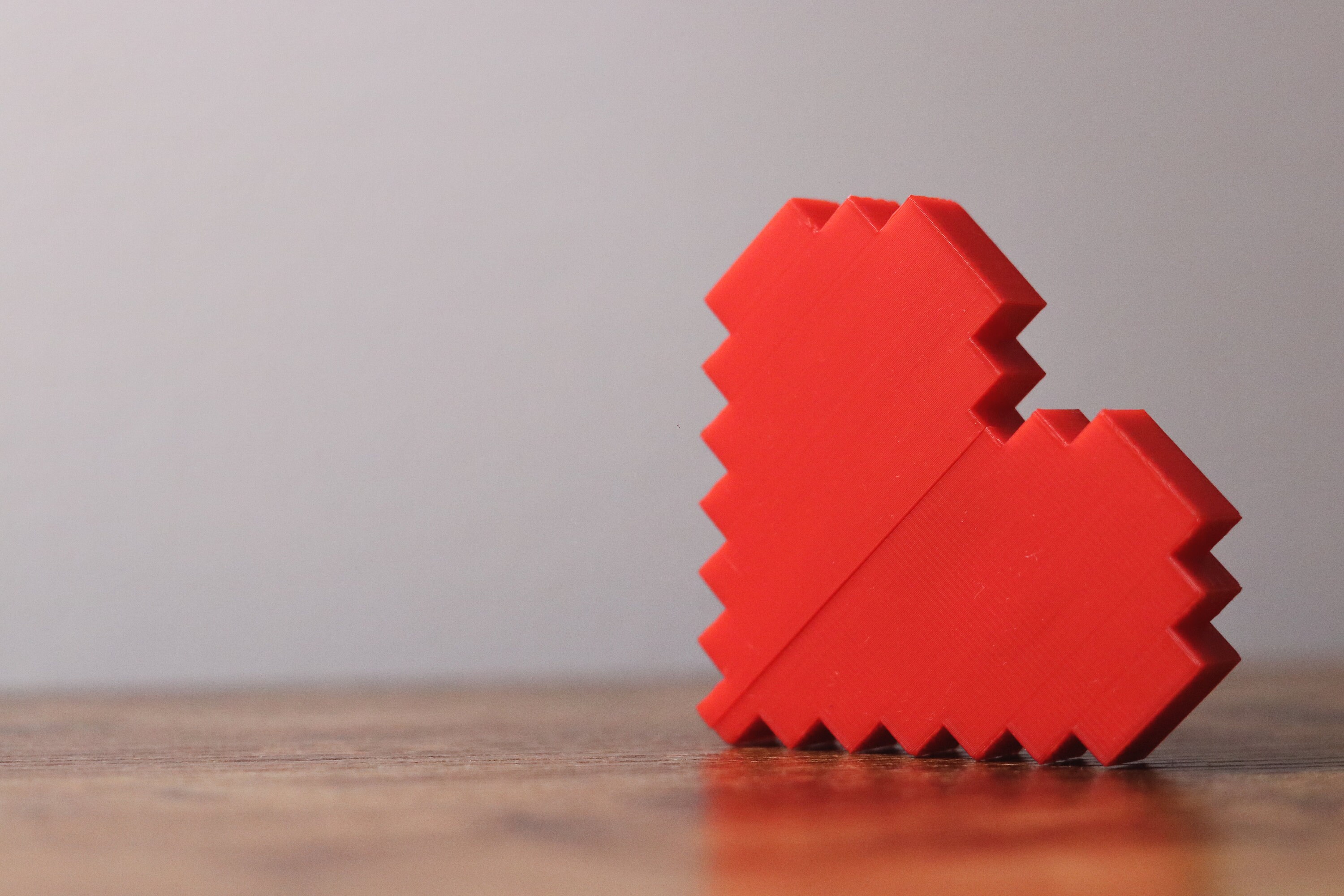 8-bit Heart USB Retro Heart Usb Flash Drive 64 Gb Digital - Etsy