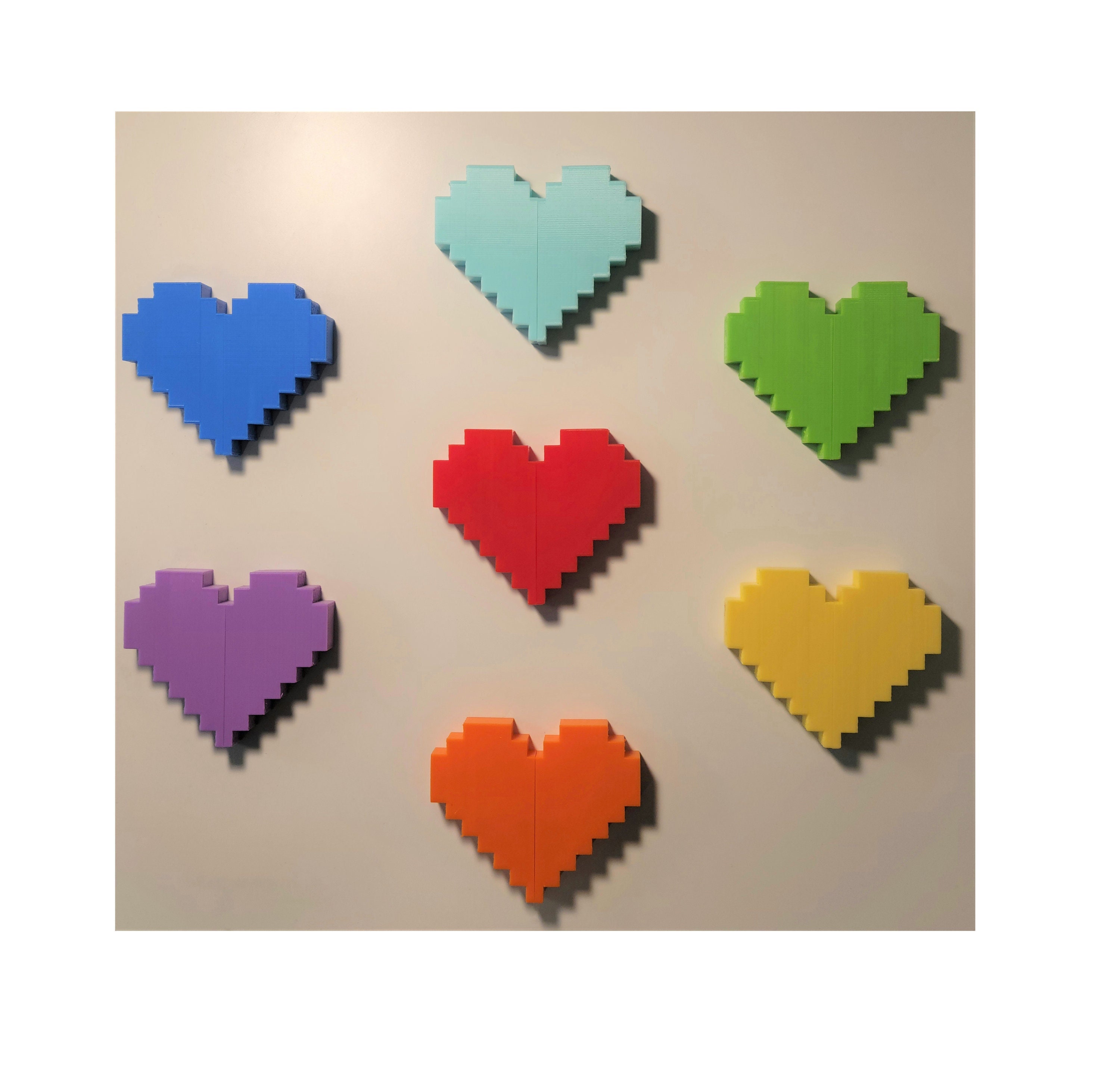 8-bit Heart USB Retro Heart USB Flash Drive 64 Gb Digital Heart Usb ...