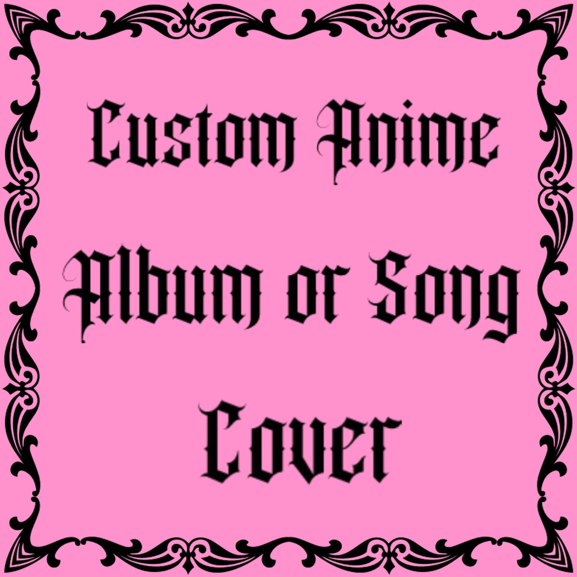 Custom Anime Album or Song Cover Drawing Art, Custom Anime Drawing ...