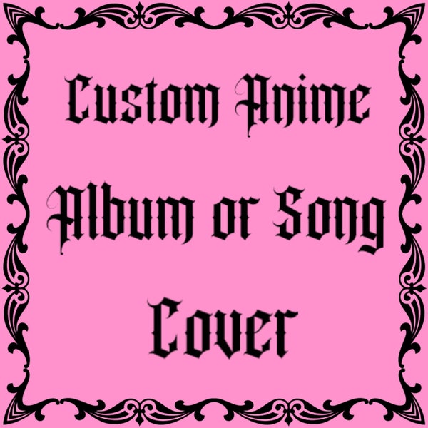 Anime Album Cover - Etsy