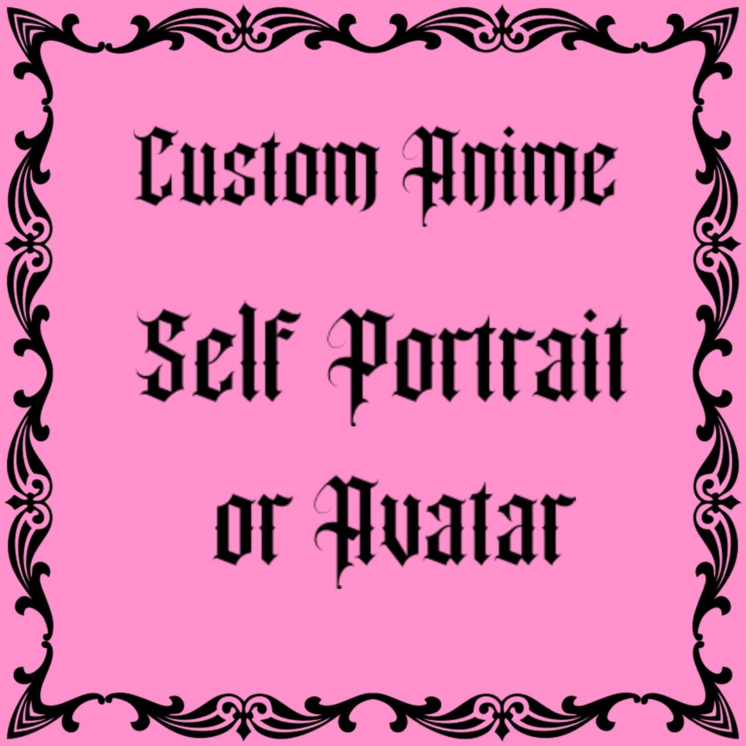 Custom Anime Self Portrait or Character Avatar Drawing for Gaming or ...