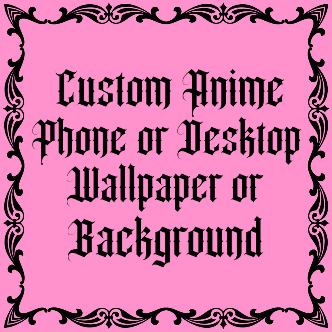 Custom Anime Phone or Desktop Wallpaper Art - Etsy