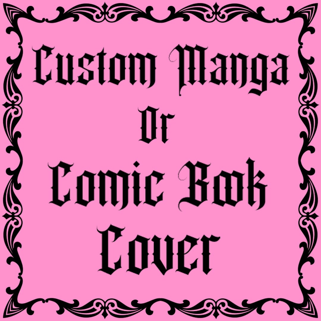 Custom Manga or Comic Book Cover Drawing Commission - Etsy