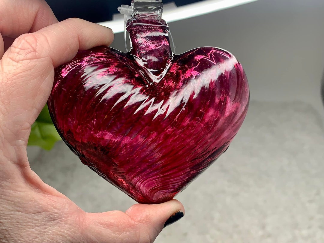 Vintage Kitras Art Glass Pinkish-purple Colored Handblown Glass ...