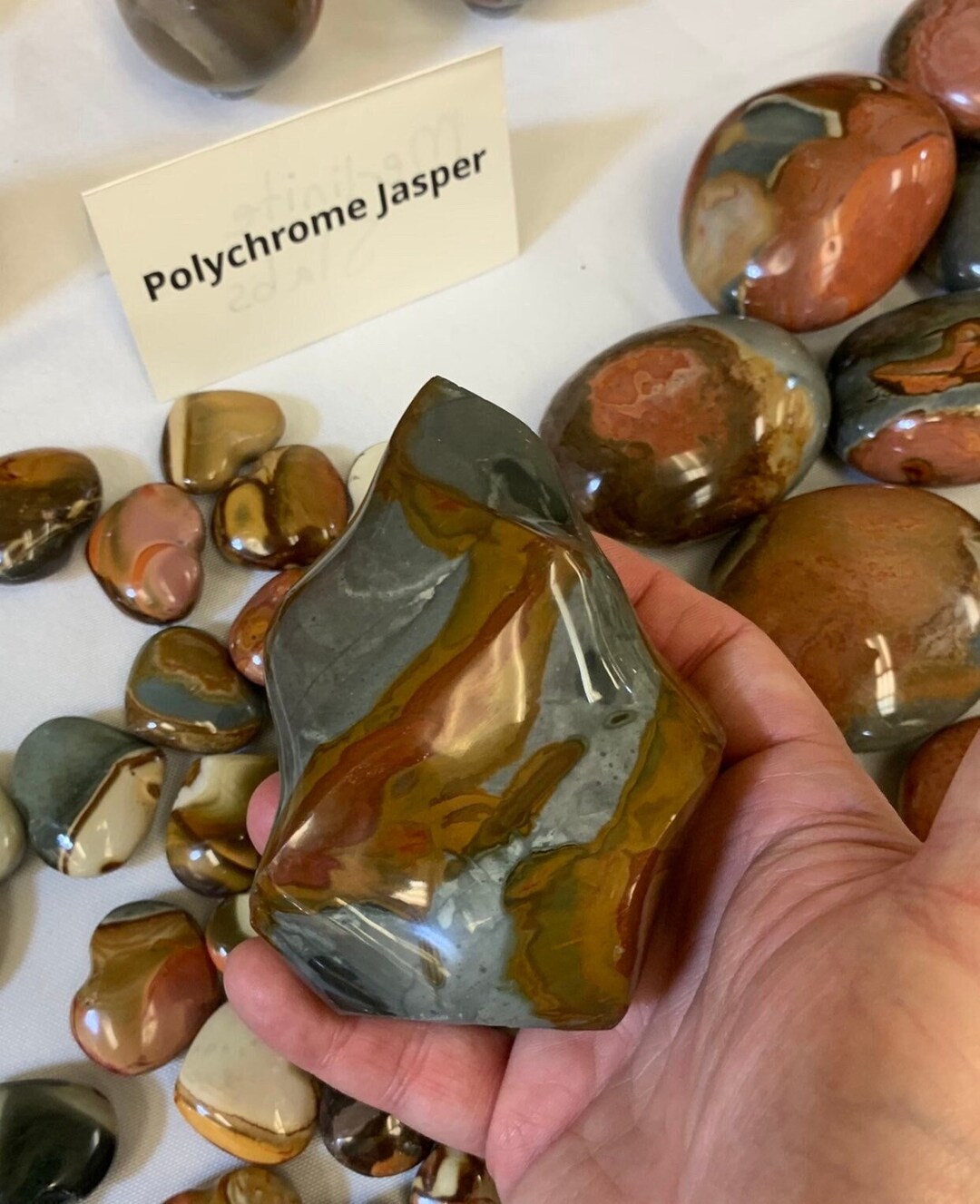 Polychrome Jasper Flame Freeform High Quality From Local Gem Show - Etsy
