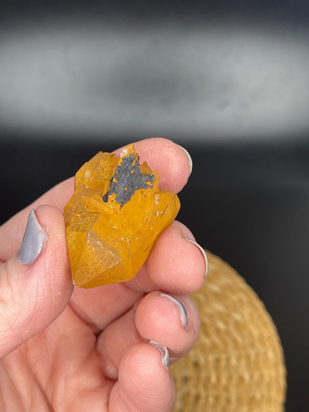 Golden Healer YELLOW Hematoid QUARTZ Rough Crystal Madagascar From ...