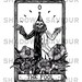 0 THE FOOL Tarot Card A5 Art Print Only Major Arcana Celestial ...